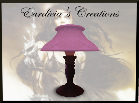 Second Life Marketplace - WOODEN TABLE LAMP - COLOR CHANGE