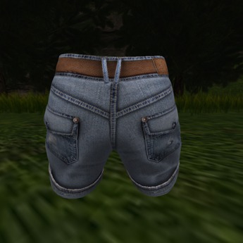 Second Life Marketplace - Shorts Faded Blue Jean Cutoffs
