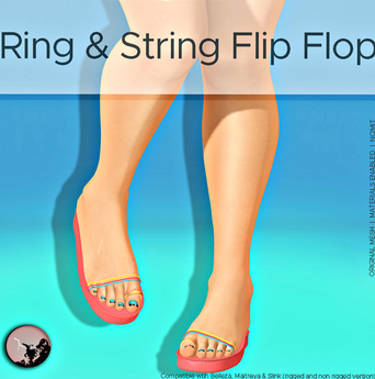 Second Life Marketplace - *PC* Ring & Strings Flip flop Candy