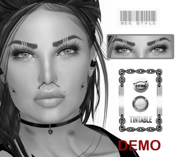 Second Life Marketplace - .:Bee:. Cut Brows Catwa DEMO