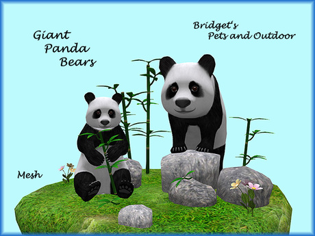 Second Life Marketplace - Bridget's Giant Panda Bears
