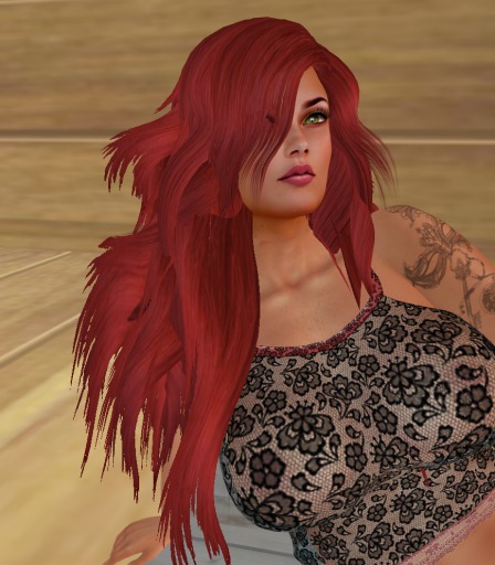 Second Life Marketplace - Blonde/Red Flexi Hair