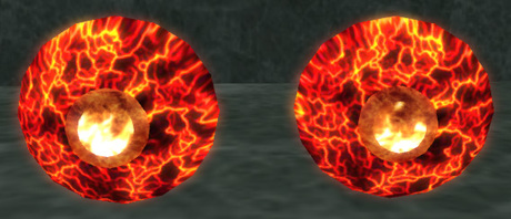 Second Life Marketplace - lava fire eyes 2 styles v1 boxed