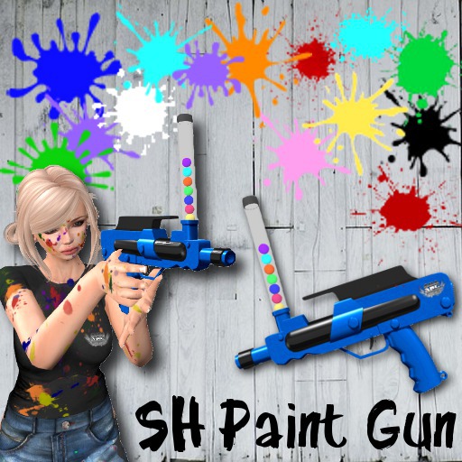 Second Life Marketplace - SH Paint Gun - RED