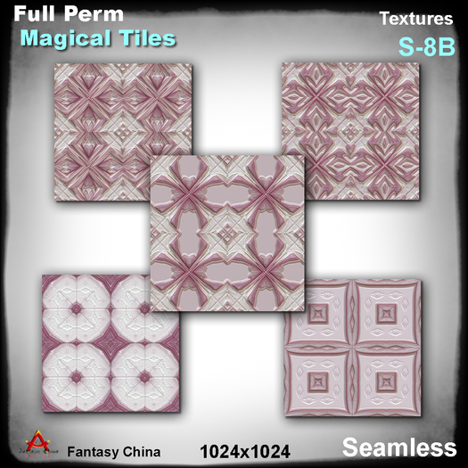 Second Life Marketplace - FC- Magical Tiles Textures s-8B