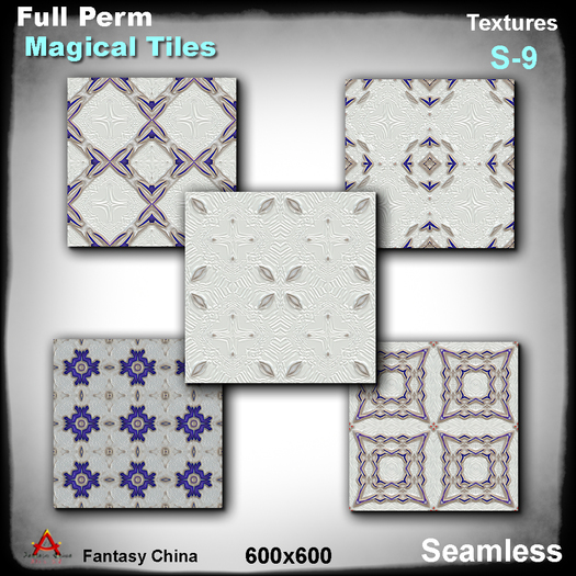 Second Life Marketplace - FC- Magical Tiles Textures s-9 bp
