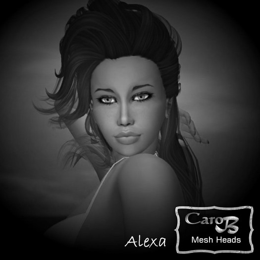 Second Life Marketplace - Caro-B mesh head ALEXA MESH -DEMO*boxed