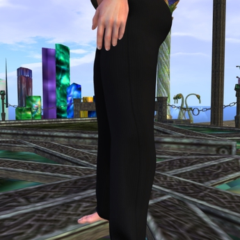 Second Life Marketplace - JTCrusher Adam Casual Stripe Black Slacks ...