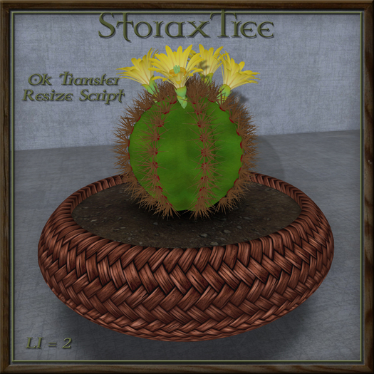 Second Life Marketplace - Cactus and Wicker Bb