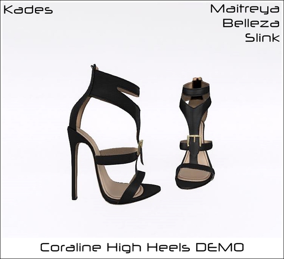 Second Life Marketplace - Coraline High Heels DEMO