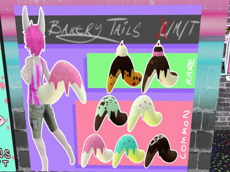 Second Life Marketplace - [DRGN ARCD] Bakery Tails - Mint Choco Chip