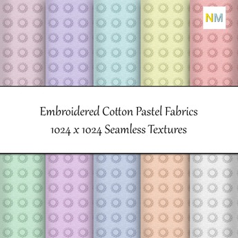 Second Life Marketplace - Embroidered Cotton Fabric Textures NM