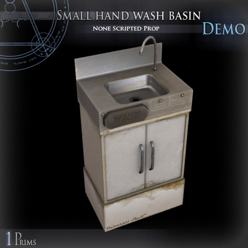 Second Life Marketplace - (Demo) Small hand wash basin