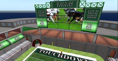 Second Life Marketplace - Football Stadium