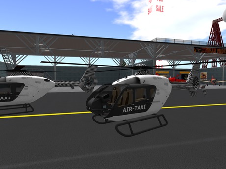 Second Life Marketplace - SA - EC-135-VIP Air-Taxi White