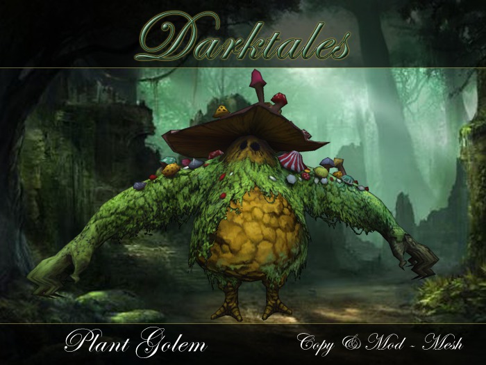 Second Life Marketplace - [Darktales] Plant Golem (Mesh)