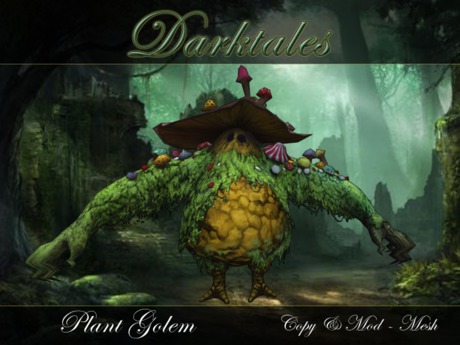 Second Life Marketplace - [Darktales] Plant Golem (Mesh)