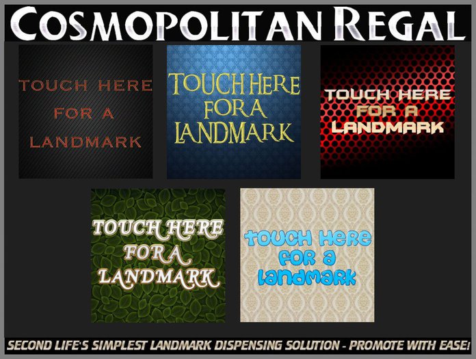 Second Life Marketplace - Easy Landmark Giver Multipack - by ...
