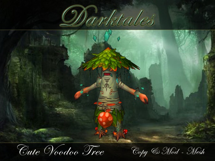 Second Life Marketplace - [Darktales] Cute Voodoo Tree (Mesh)