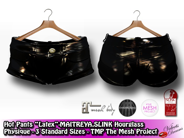 Second Life Marketplace - -VD- Hot Pants - Latex