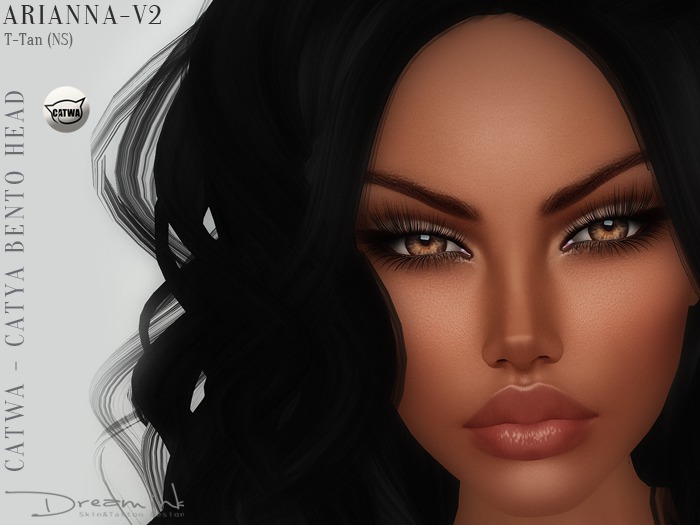 Second Life Marketplace - DREAM INK "Catwa Mesh Head Appliers ARIANNA ...