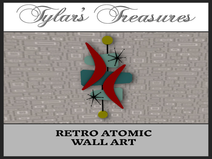 Second Life Marketplace - .:TT:. RETRO ATOMIC WALL ART BOX