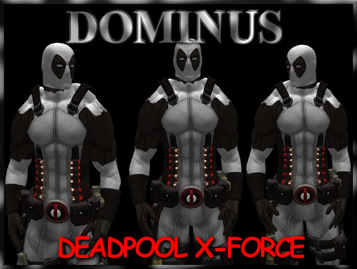 Second Life Marketplace - ~DOMINUS~ DEADPOOL X-FORCE AV (RIGGED MESH ...