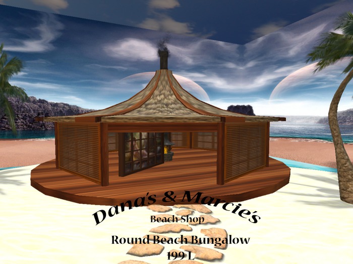 Second Life Marketplace - Round Beach Bungalow