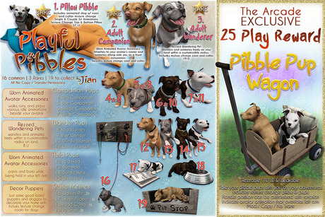 Second Life Marketplace - JIAN Playful Pibbles 18. Food Coma