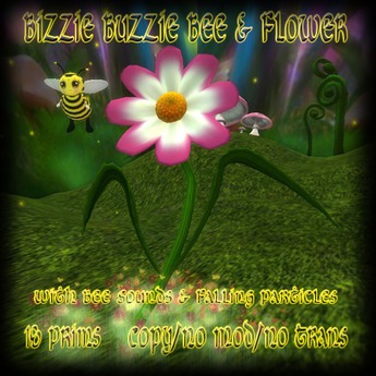 Second Life Marketplace - *FFC* Bizzie Buzzie Bee & Flower