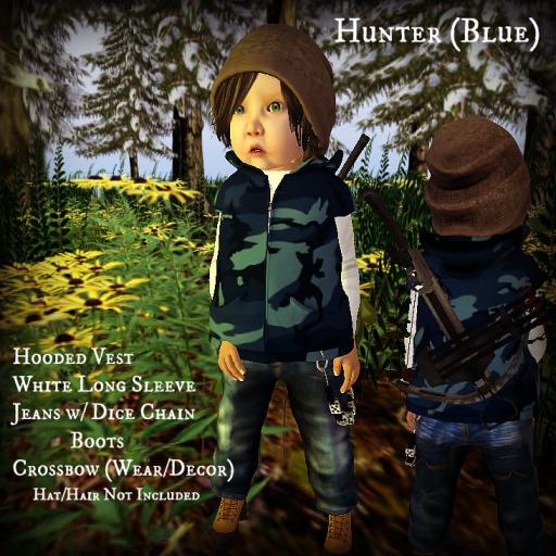 Second Life Marketplace - {SM}Hunter (Blue)