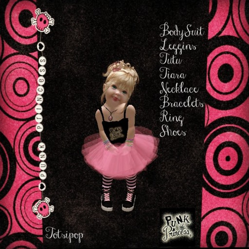 Second Life Marketplace - {SM}Punk Princess Totsipop (Pink)