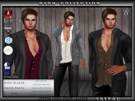 Second Life Marketplace - TS-Mens-Ryan-Collection