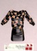 Second Life Marketplace - Ruxy Fitmesh dress Black flower print demo
