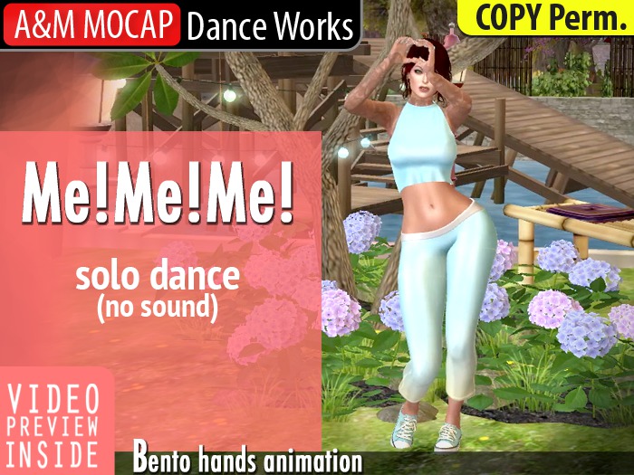 Second Life Marketplace - A&M: MeMeMe - solo dance (Bento) :: Manga ...