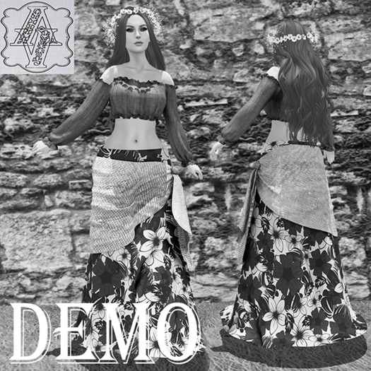 Second Life Marketplace - Anna.V _ Costume gypsy Aza__DEMO