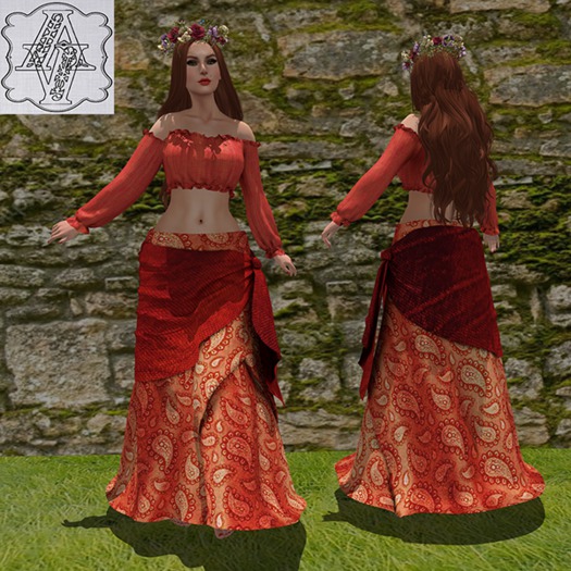 Second Life Marketplace - Anna.V _ Costume gypsy Aza_06