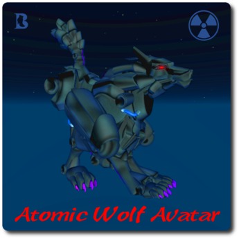 Second Life Marketplace - Blackburns Atomic Wolf Avatar with Animations HUD