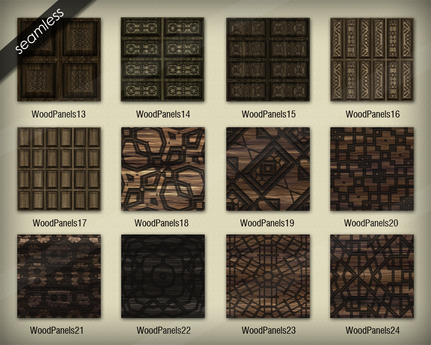 Second Life Marketplace - vivid - wood panel textures