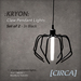 Second Life Marketplace - [CIRCA] - :KRYON: Claw Pendant Light Set - Black