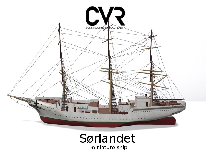 Second Life Marketplace - Sorlandet (miniature ship)