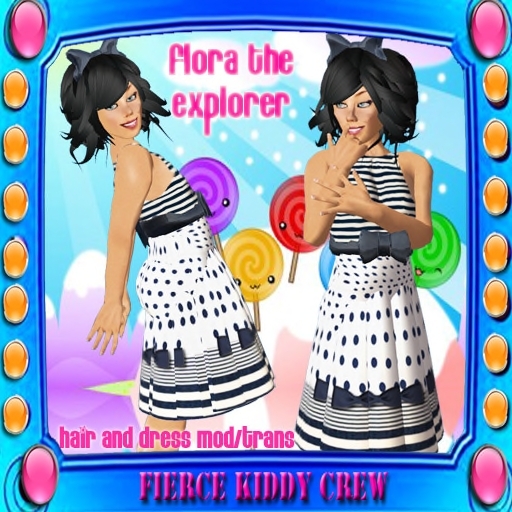 Second Life Marketplace - ::KIDDY CREW FLORA THE EXPLORER BLUE::
