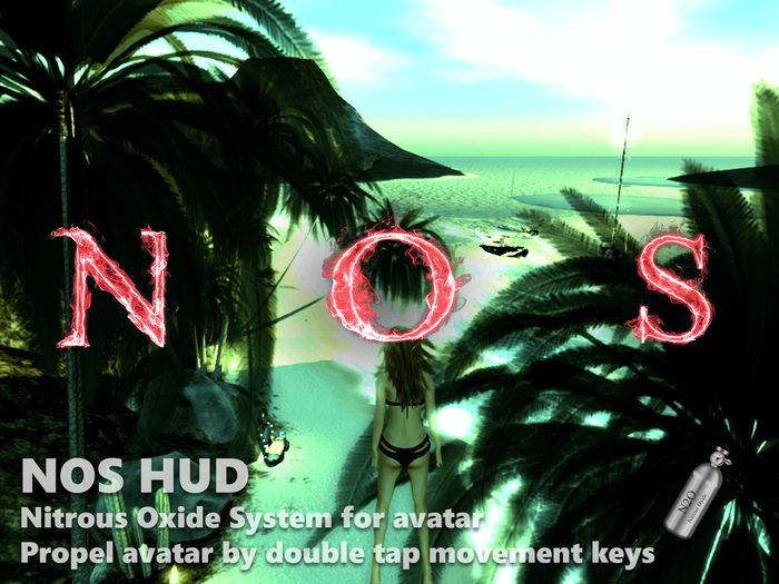 Second Life Marketplace - NOS HUD [double tap arrow keys to boost]