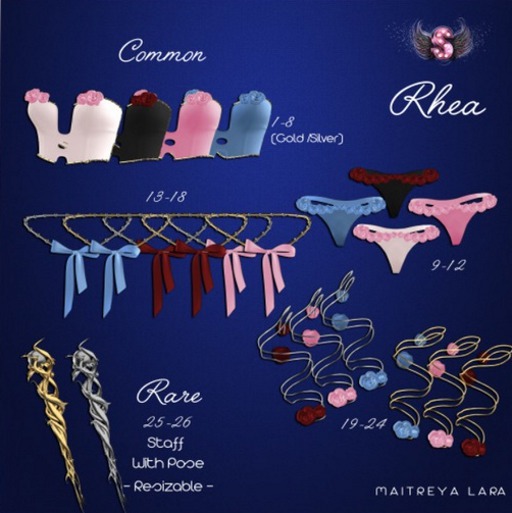 Second Life Marketplace - .::Supernatural::. Rhea Belt Pink Silver