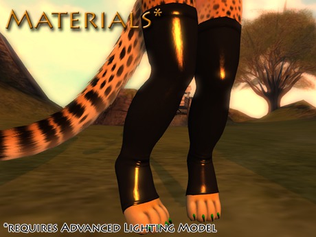 Second Life Marketplace - Catseye "Digi Paw Warmers" - leg and ankle ...