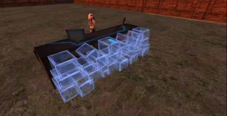 Second Life Marketplace - Ice DJ Pult / Ice DJ booth