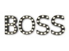 Second Life Marketplace - [Px] "BOSS" Illuminated Light Bulbs Sign