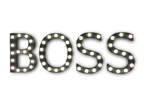 Second Life Marketplace - [Px] "BOSS" Illuminated Light Bulbs Sign