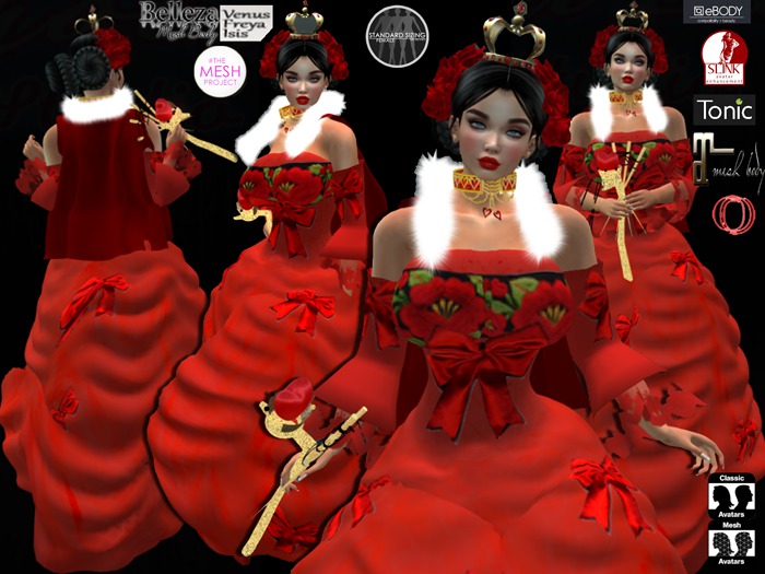 Second Life Marketplace - SPANISH QUEEN-MAITR-BELLEZA-E BODY-SLINK ...