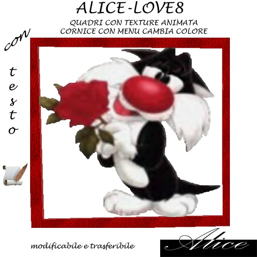 Second Life Marketplace - Alice-Love8 con testo